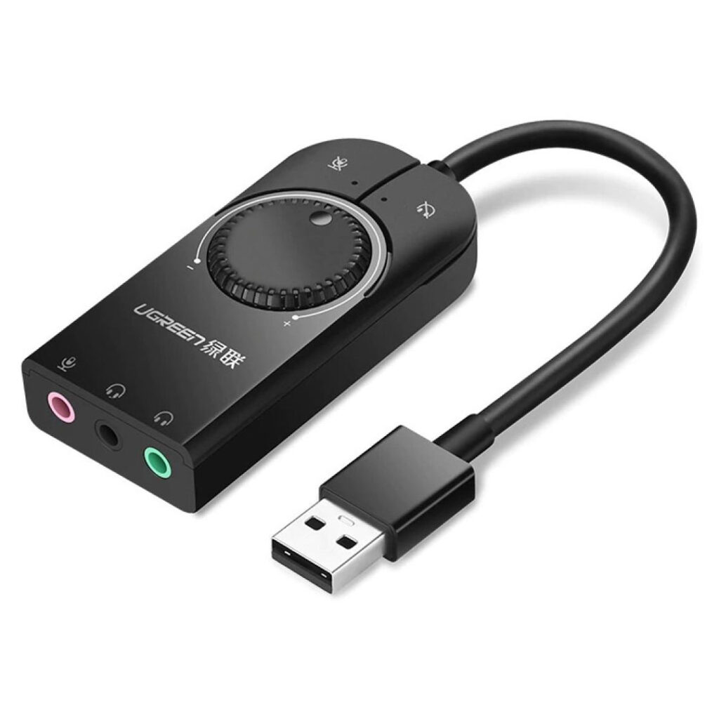 UGREEN USB External Stereo Sound Adapter (CM129) - USB Sound Solution ...